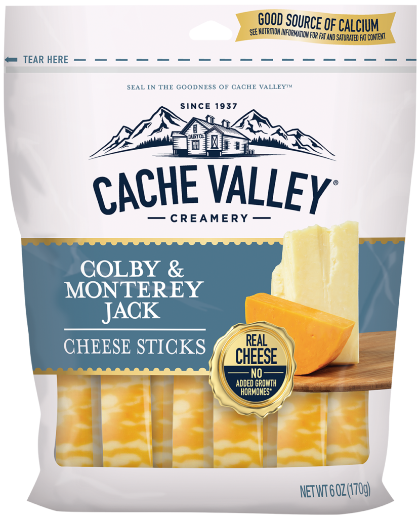 Colby & Monterey Jack Cheese Sticks - Cache Valley Creamery