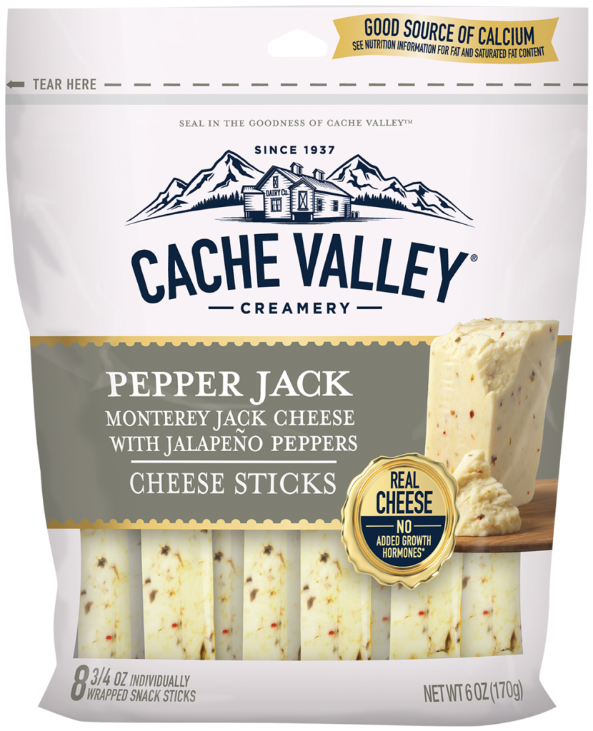 Pepper Jack Cheese Sticks - Cache Valley Creamery