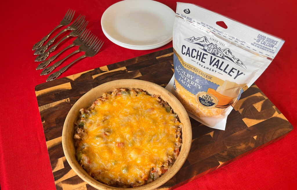 Colby Jack Bell Pepper Casserole - Cache Valley Creamery
